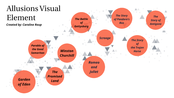 Allusions Visual Element by Caroline Roup on Prezi