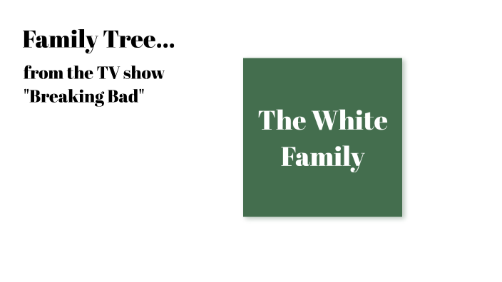 Breaking Bad TV show Family Tree by Br2 Augh on Prezi