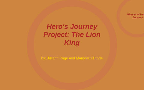 Hero's Journey Project: The Lion King by margeaux brode on Prezi