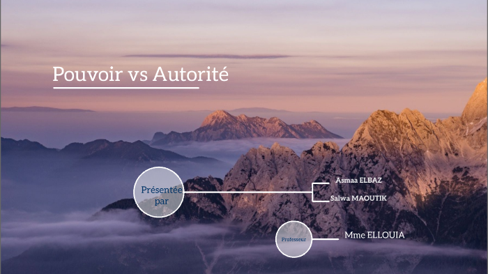 pouvoir vs autorité by asmaa elbaz on Prezi