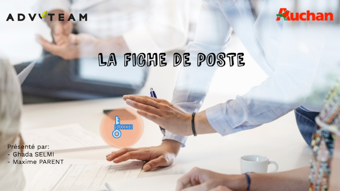 Fiche de poste by Ghada SELMI on Prezi