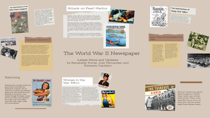 The World War II Newspaper by Esmeralda Torres on Prezi