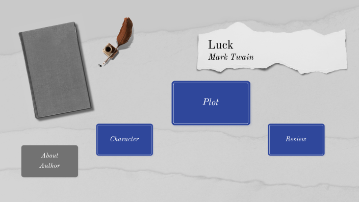 Mark Twain-LUCK by Lea Sikorjaková on Prezi