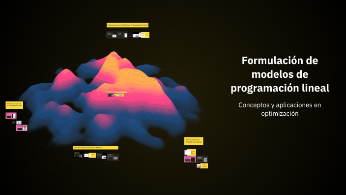 Formulación de modelos de programación lineal by Aaron Fonseca Ruiz on ...
