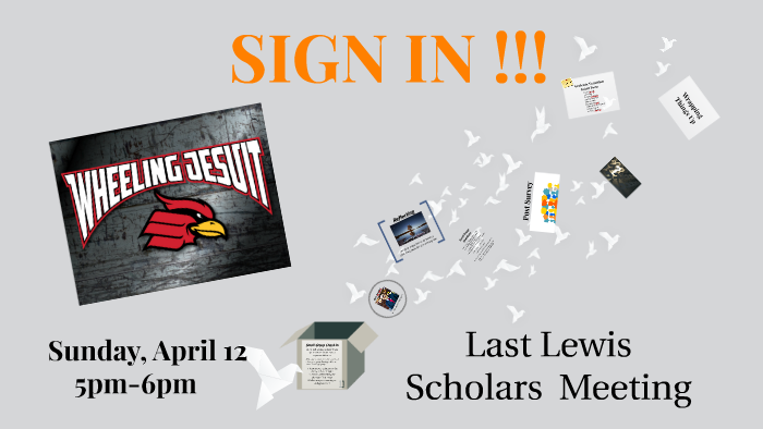 Last Lewis Scholars Meeting by David Agans on Prezi