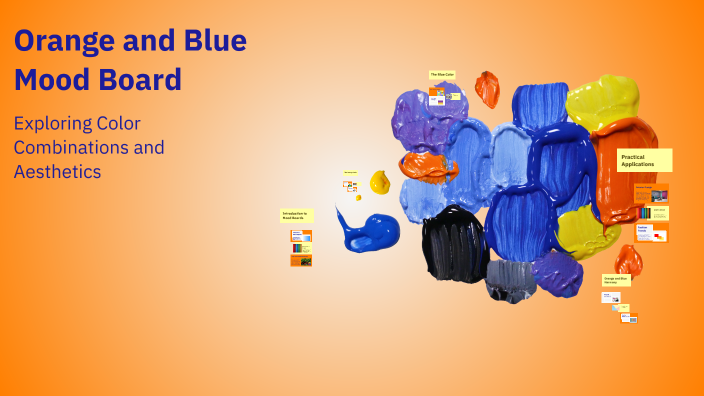 Orange and Blue Mood Board by Jack Michaud on Prezi