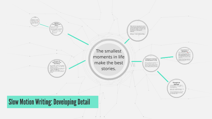 Explode a Moment: Developing Detail by Kerri Flinchbaugh on Prezi