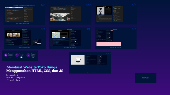 Membuat Website Toko Bunga menggunakan HTML, CSS dan JS by Galih ...