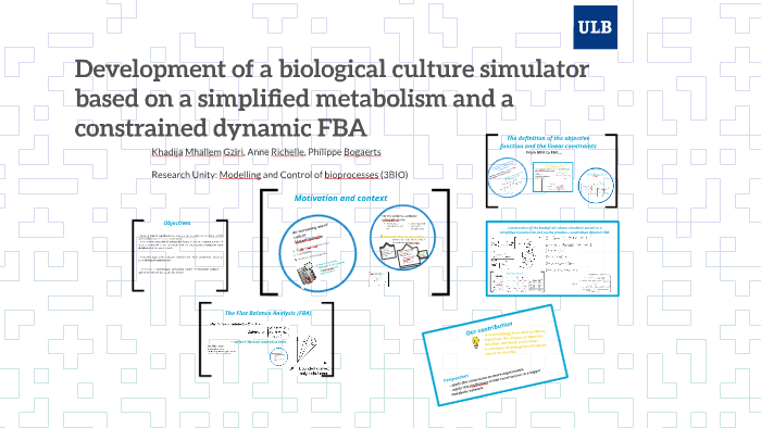 Development of a biological culture simulator based on a sim by Khadija ...