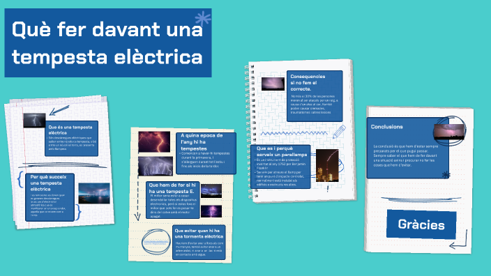 Què fer davant una tempesta elèctrica by marc francesch on Prezi
