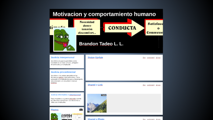 Motivacion y comportamiento humano by Brandon Tadeo Larrazola Lopez