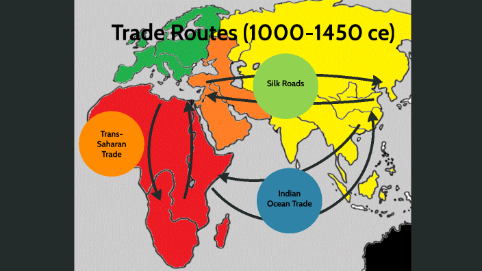 Trade Routes (1000-1450) by Brenton Jackley on Prezi