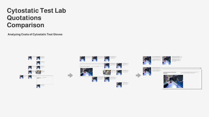 Cytostatic Test Quotations Comparison by Sachin Ingavale on Prezi