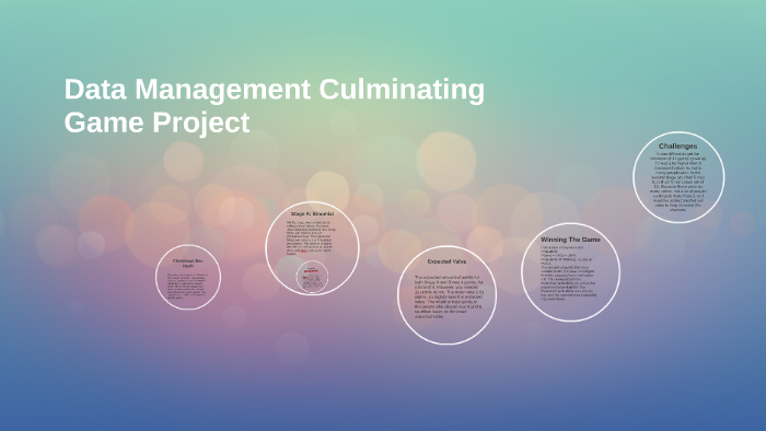 Data Management Culminating Game Project by Rye Tibbs on Prezi