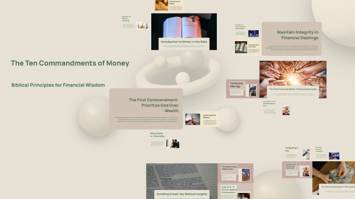 The Ten Commandments of Money by Bradley Richards on Prezi