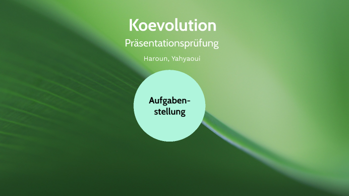 Koevolution by Haroun Yahyaoui on Prezi