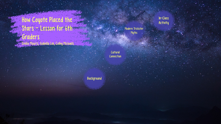 How Coyote Placed the Stars by Isabella Lee on Prezi
