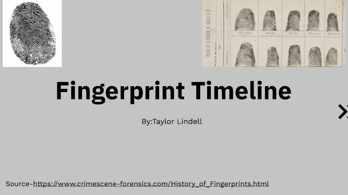 Fingerprint Timeline by taylor lindell on Prezi