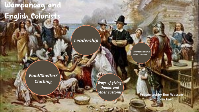 Wampanoag and English Colonists by Benjamin Watson on Prezi