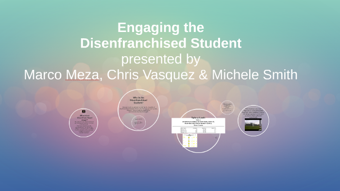 Disenfranchised Student by on Prezi