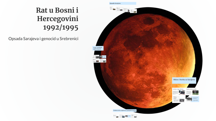 Rat u Bosni i Hercegovini 1992/1995 by Farah Borovac on Prezi