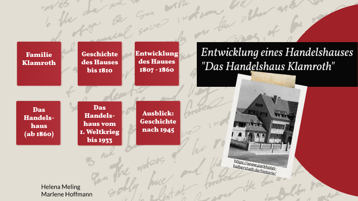 Das Handelshaus by Helena Meling on Prezi