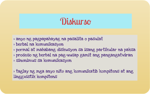 Diskurso by Rose Ann Cascaño on Prezi