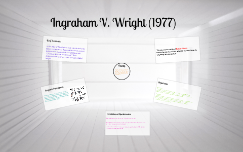 Ingraham V. Wright by Jazmine Lattimore on Prezi