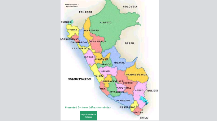 MAPA GANADERO Y AGRÍCOLA DEL PERÚ by Irene Gálvez H on Prezi