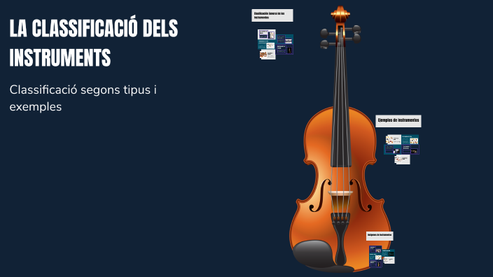 LA CLASSIFICACIÓ DELS INSTRUMENTS by Jordi San jose on Prezi