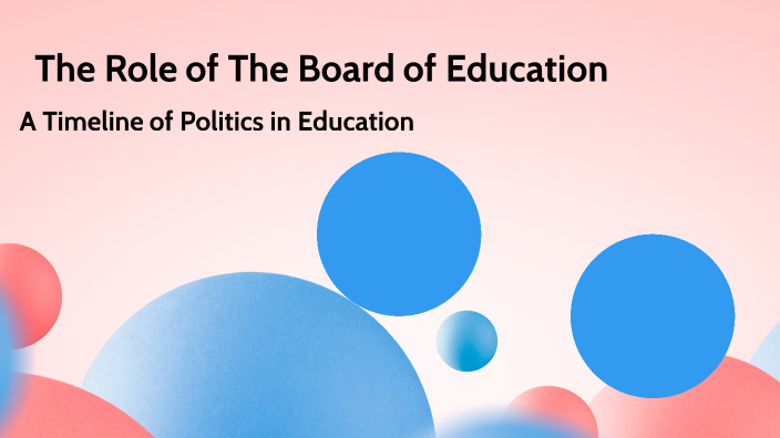 The Role of The Board of Education by Nina Douge on Prezi