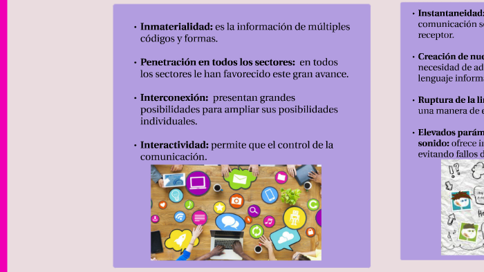 Inmaterialidad: es la información de múltiples códigos y for by ...