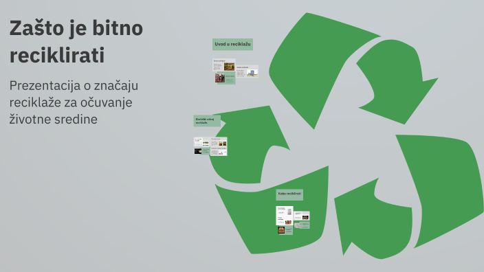 Zašto je bitno reciklirati by Jovan Lazovic on Prezi