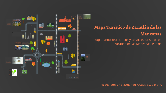 Mapa Turístico de Zacatlán de las Manzanas by Erick Emanuel Cuautle ...