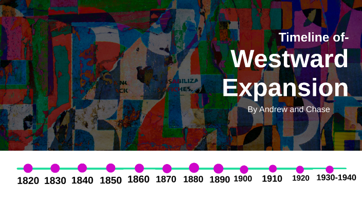 Timeline of Westward Expansion by Andrew Boulware on Prezi