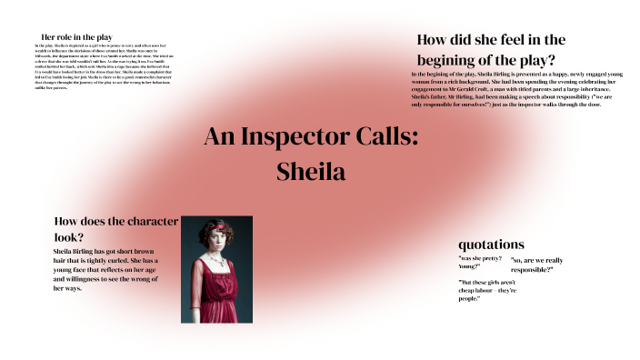 sheila an inspector calls by millie smith on Prezi
