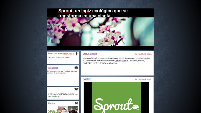Sprout, un lapíz ecológico que se transforma en una planta by Diana ...