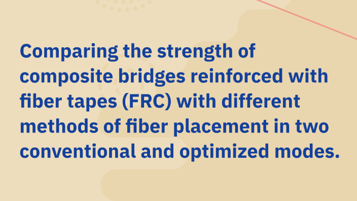Comparing the strength of composite bridges reinforced with fiber tapes ...