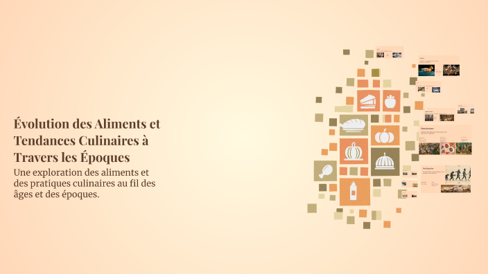 Évolution des Aliments et Tendances Culinaires à Travers les Époques by ...
