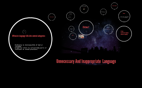Unnecessary And Inappropriate Language by Tesfahunegn Sina on Prezi