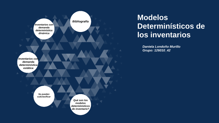 Modelos determinísticos de inventario by Dani Londoño on Prezi