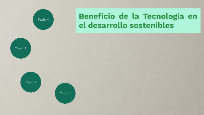 Beneficio de la Tecnología en el Desarrollo Sostenibles by Yanibel ...