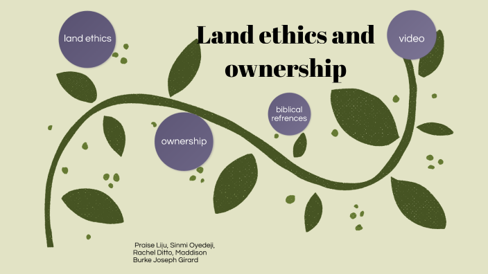 Land ethics and ownership by praise liju on Prezi