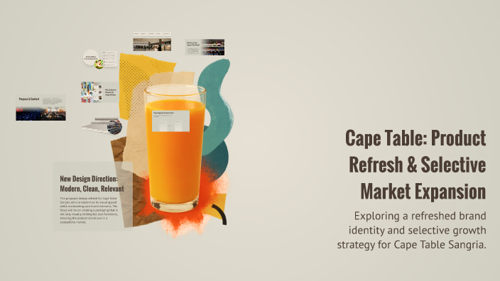 Cape Table: Product Refresh & Selective Market Expansion by Elzanne ...