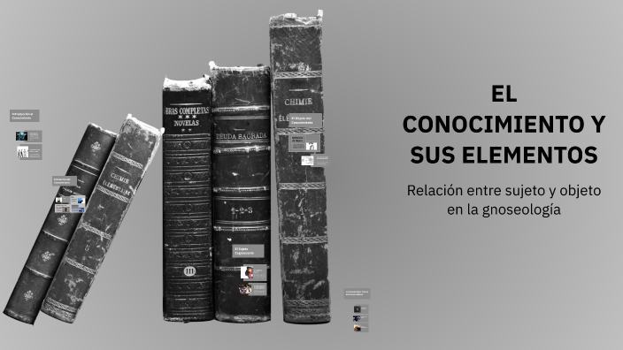 EL CONOCIMIENTO Y SUS ELEMENTOS by Rosa Sánchez on Prezi