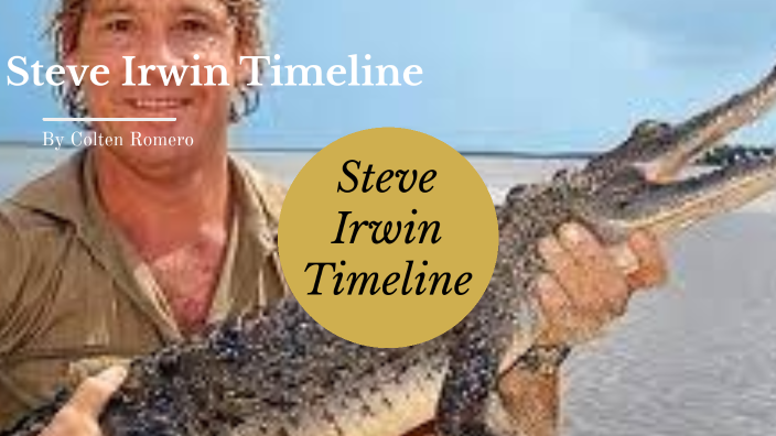 Steve Irwin timeline by Colten Romero - SLE Student on Prezi