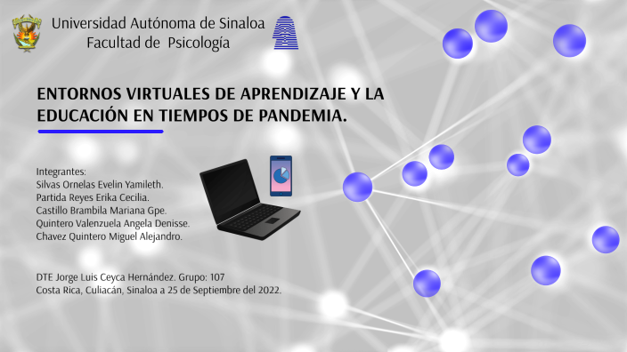 ENTORNOS VIRTUALES DE APRENDIZAJE Y LA EDUCACIÓN EN TIEMPOS DE PANDEMIA ...