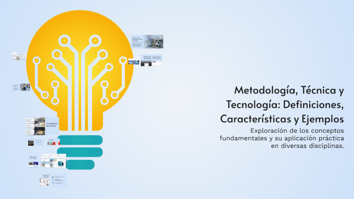 Metodología, Técnica y Tecnología: Definiciones, Características y ...
