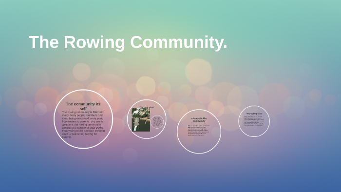 The Rowing Community. by lachlan connors on Prezi