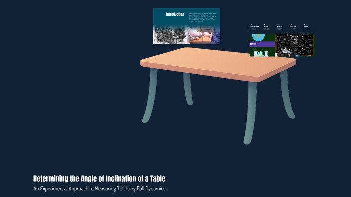 Determining the Angle of Inclination of a Table by sudein alali on Prezi